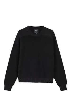 Adidas Y-3 Ut Knit Crew Sweater - Black