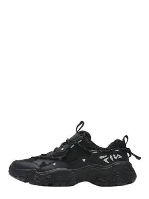FILA Heritage Fluid Lace Up Sneakers - Black