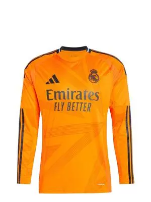 Adidas Real Madrid Cf 24/25 Long Sleeve Away Shirt - Orange