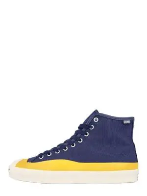 CONVERSE Pop Trading Company X Jack Purcell Pro High Top Sneakers - Blue/yellow