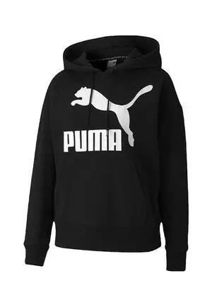 PUMA Classics Logo Printing Hoodie - Default Color