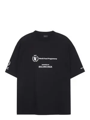 Balenciaga X Wfp T-shirt Medium Fit - Black