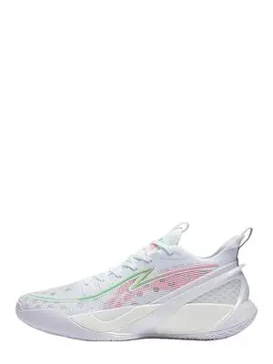 LI-NING Sonic V2 Mid Sneakers - White/pink