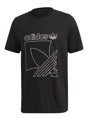 Adidas Originals Sprt 3s Tee Sports Short Sleeve - Black
