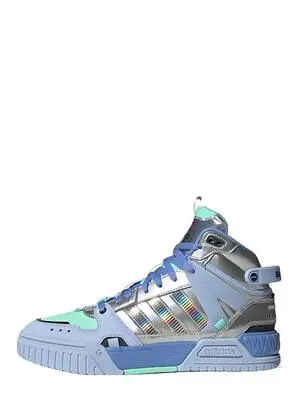Adidas Neo D-pad Mid Top Sneakers - Blue/metallic Silver