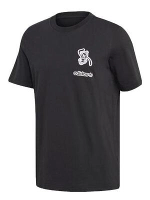 Adidas X Disney Goofy Crossover Logo Short Sleeve T-shirt - Black