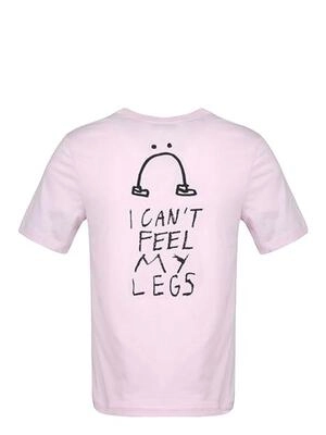 Nike Dry Tee Dfc Legs Athleisure Casual Sports Breathable Short Sleeve Pink Red - Pinkred