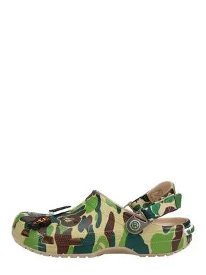 CROCS X A Bathing Ape Clog - Abc Camo/green