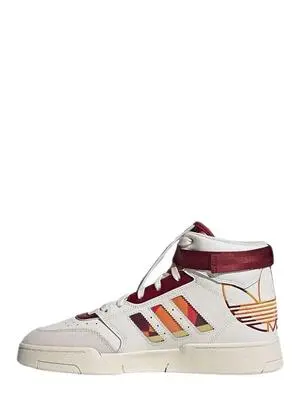 Adidas Drop Step "chinese New Year" Mid Top Sneakers - White/red