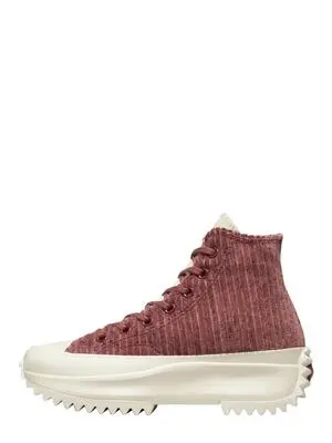 CONVERSE Run Star Hike Platform High Top Sneakers - Dark Wine/saddle/egret