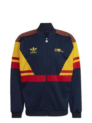 Adidas Originals Colorblock Stripe Logo Embroidered Soccer Jacket - Default Color
