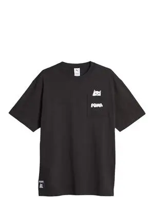 PUMA X Ripndip Ss23 Logo T-shirt - Black