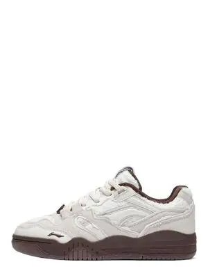LI-NING Moon White Sneakers - White/brown