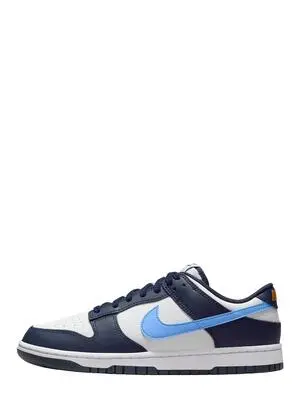 Nike Dunk Low Sneakers - Midnight Navy/white-university Blue-laser Orange
