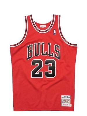 Mitchell & Ness Chicago Bulls 1997-98 Michael Jordan Authentic Jersey - Red/white/black