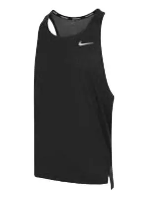 Nike Dri-fit Fast Single Tank Top - Black