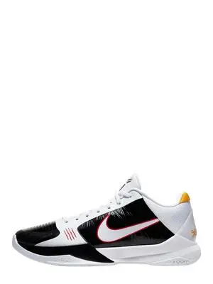 Nike Zoom Kobe 5 Protro "alternate Bruce Lee" Athletic Sneakers - White/black/comet Red