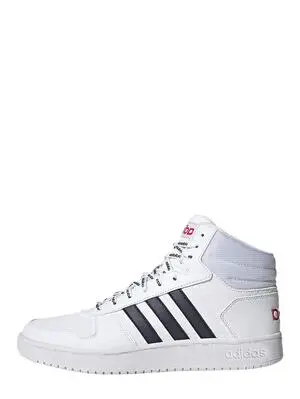 Adidas Hoops 2.0 Mid Top Sneakers - White/blue/red
