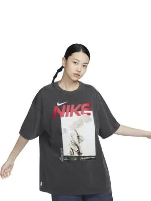 Nike Oversized Graphic T-shirt - Anthracite