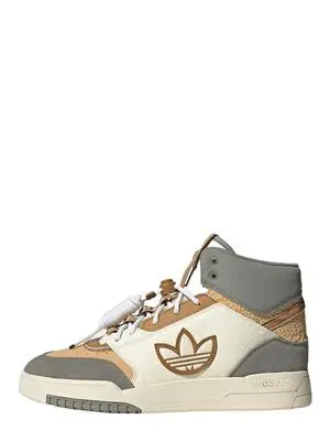 Adidas Originals Drop Step Xl High Top Sneakers - Cloud White/ivory Grey