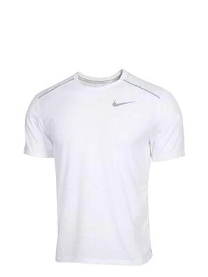 Nike Rise 365 Short-sleeve Running Top - White