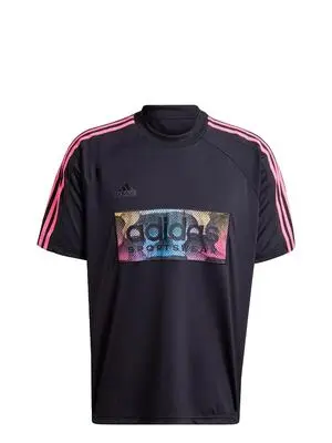 Adidas Tiro Mesh Applique Jersey - Black