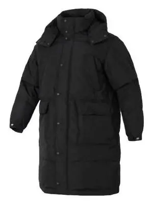 NEW BALANCE Long Down Puffer Jacket - Black