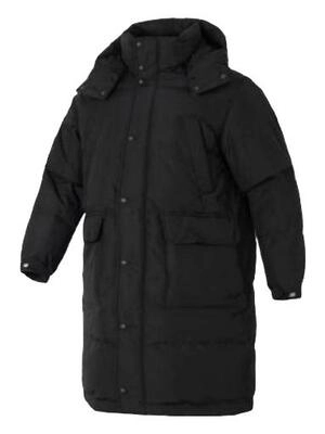 NEW BALANCE Long Down Puffer Jacket - Black