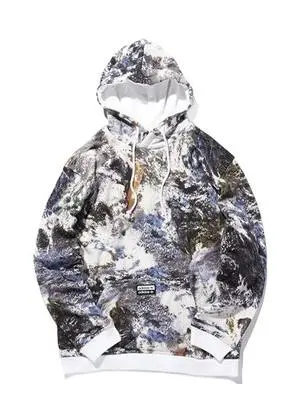 Adidas Originals D Grp Hoody Earth Printing Sports - Multi-color
