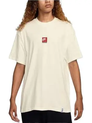Nike As U Nsw Tee M90 Oc Sole Food T-shirt Asia Sizing - Beige