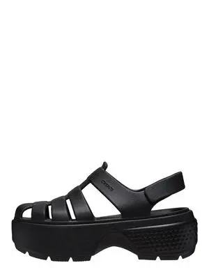 CROCS Stomp Fisherman Sandals - Black