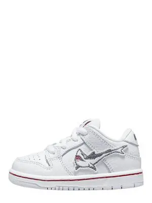 Nike X Oski Sb Dunk Low "great White Shark - White/gray