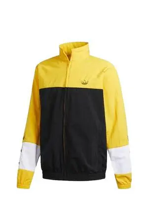 Adidas Originals Blocked Warm-up Jacket - Black/bold Gold