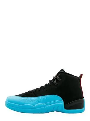 JORDAN Air Retro "gamma Blue" High Top Sneakers - Black/gym Red-gamma Blue