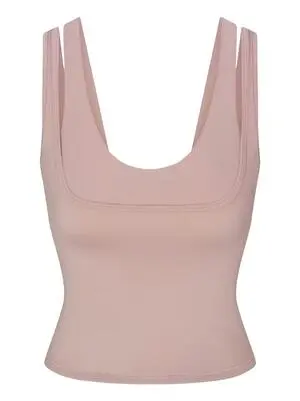 Nike X Skims Matte Double Strap Scoop Tank - Himalayan