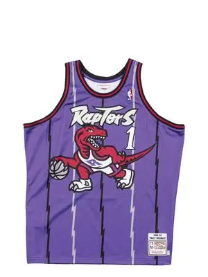 Mitchell & Ness Tracy Mcgrady Toronto Raptors 1998/99 Road Jersey #1 - Purple/red