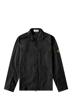 Stone Island Supima Cotton Shirt Jacket - Black