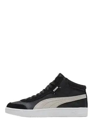 PUMA Court Legend Mid Top Sneakers - Black