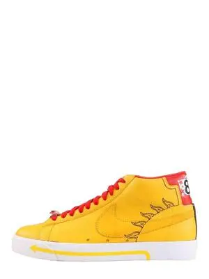 Nike Michael Lau X Blazer Premium Sb 'china Bmx' High Top Sneakers - Yellow
