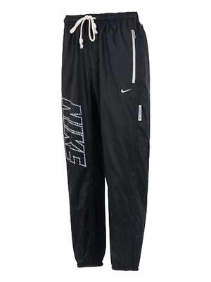 Nike Casual Elastic Waistband Sports Pants Asia Sizing - Black