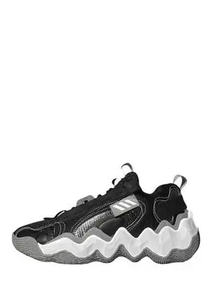 Adidas Exhibit B Low Top Basketball Sneakers - Black/gray