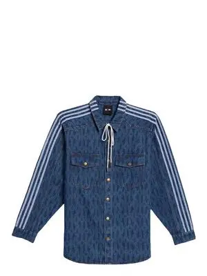 Adidas Originals X Ivy Park Crossover Stripe Denim Shirt - Default Color