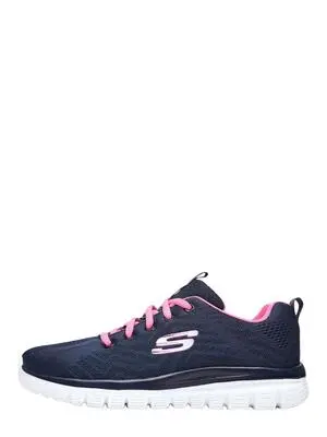 Sketchers Graceful Get Connected Sneakers - Bluewhitepink
