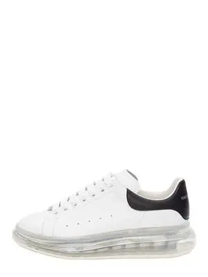 Alexander McQueen Oversized Transparent Sole Sneakers - White/black