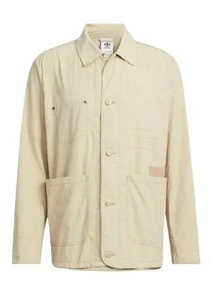 Adidas Originals Solid Color Single Breasted Cargo Jacket - Default Color