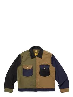HUMAN MADE Zip Up Work Jacket - Navy/brown