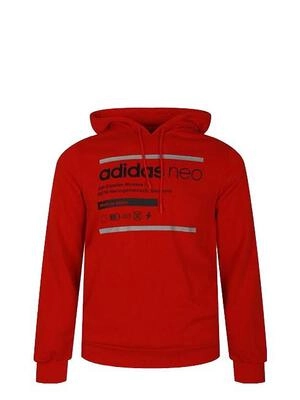 Adidas Adidas Neo Series Casual Hooded Sports Sweatshirt Red