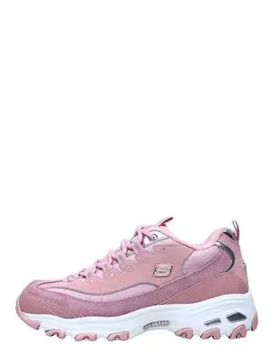 Sketchers Skechers D'Lites Athletic Sneakers Pinkredwhite