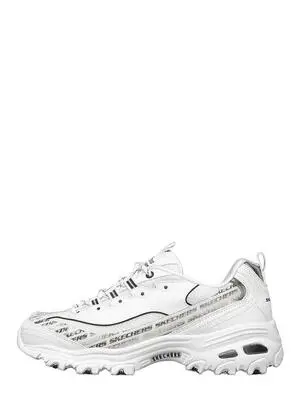 Sketchers D'lites 1.0 Low Top Sneaker - White/black