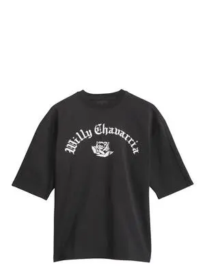 Adidas X Willy Chavarria Signature T-shirt - Black
